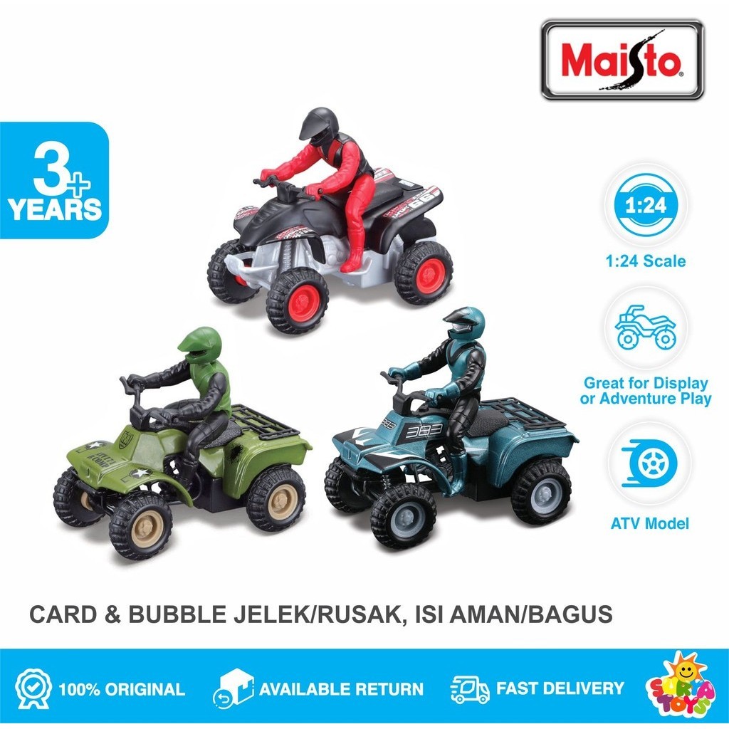 Jual Maisto Fresh Metal ATV'S - Suryatoys | Shopee Indonesia