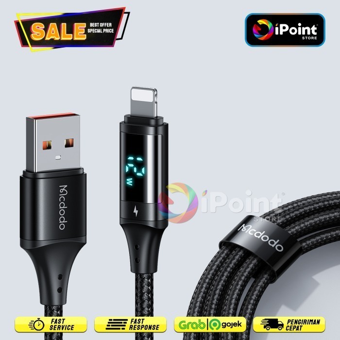 Jual Mcdodo iPhone Lightning Digital Cable Quick PD Charging 3A ...