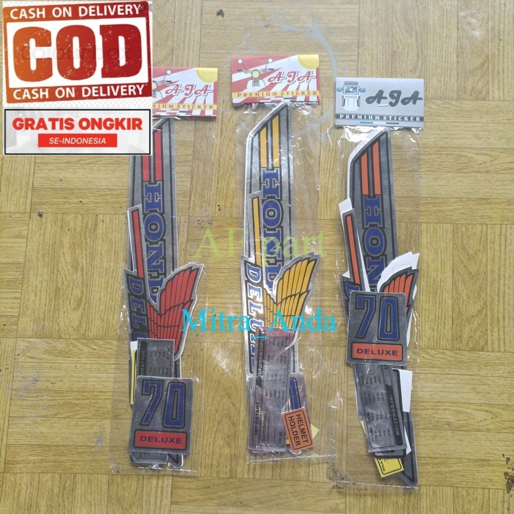 Jual GRATIS ONGKIR - stiker c70 variasi striping c70 standar variasi c ...