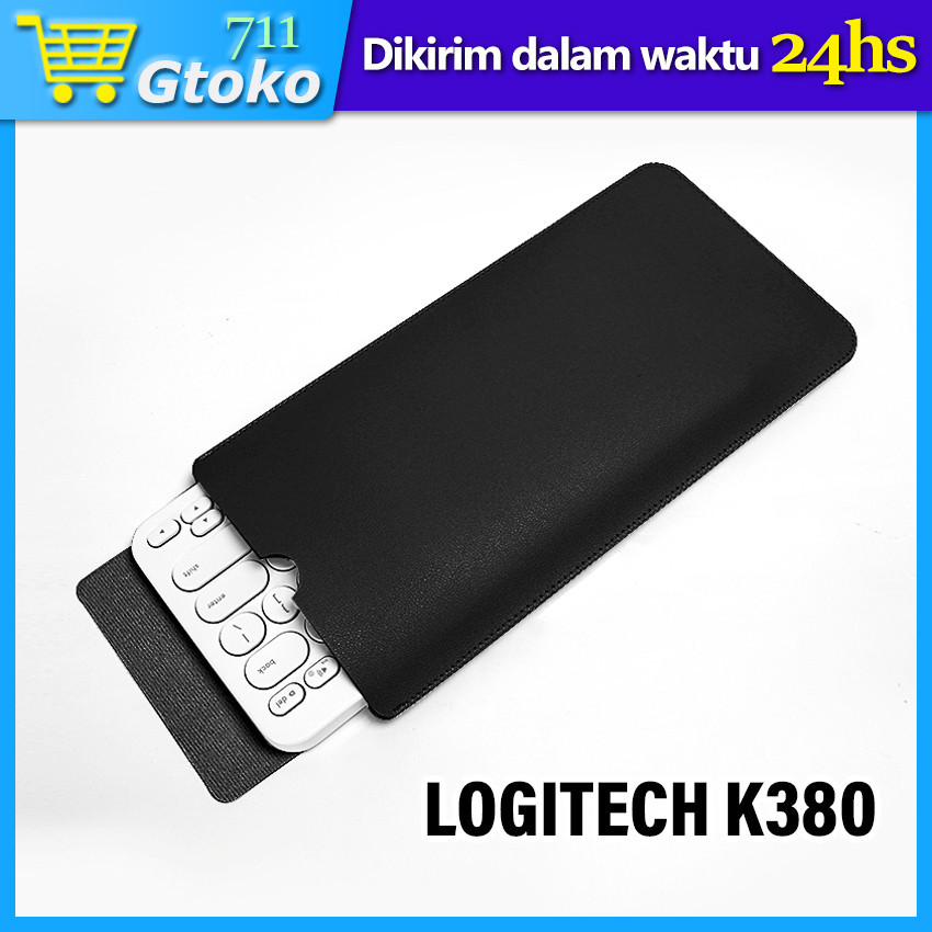 Jual Logitech K380 Keyboard Sleeve Pouch Leather Case Cover Sarung ...