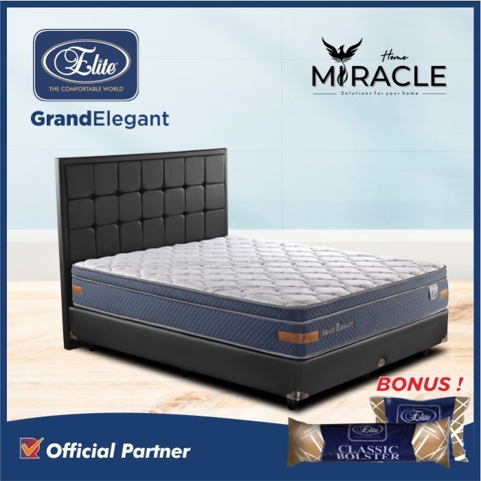 Jual Kasur Springbed Elite Grand Elegant Full Set Kasur Shopee
