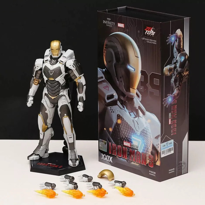Jual OHSOME ZD Toys Marvel Iron Man Mark 39 Action Figure Patung ...