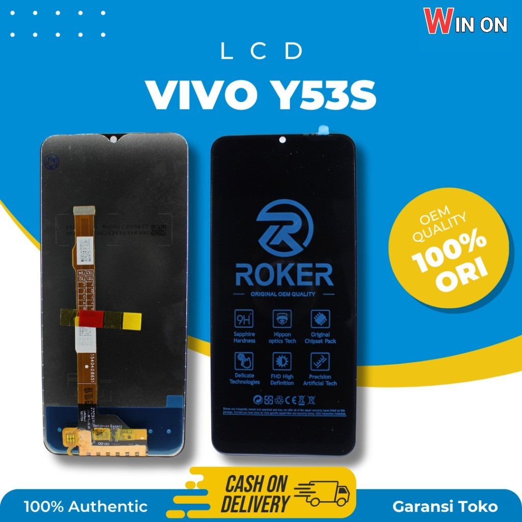 Jual WIN ON - LCD TOUCHSCREEN VIVO Y51 2020 V2030 - Y53S V2058 - Y51A ...