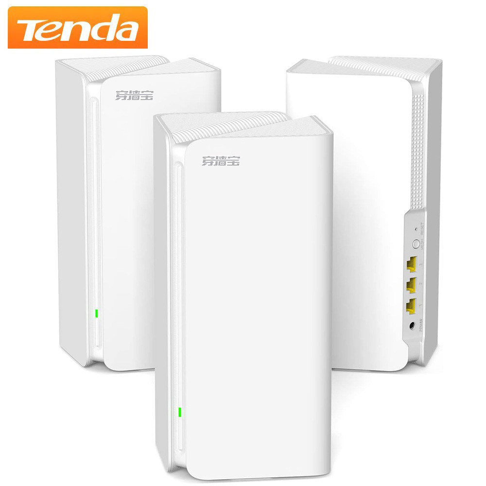 Jual Tenda AX5400 Mesh Gigabit Router WiFi6 Nova EM/MX15 Pro 7300 sq.ft ...