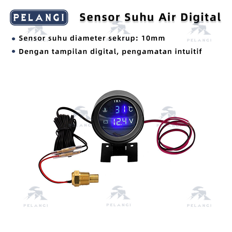 Jual 2 In 1 Sensor Suhu Air Digital Led Bentuk Bulat 2 In 1 Tegangan ...