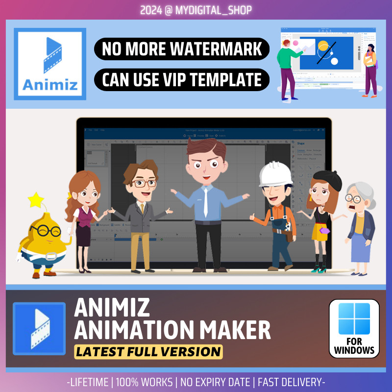 Jual [Windows] Animiz Animation Maker 2024 v2.5.6 | Full Version ...