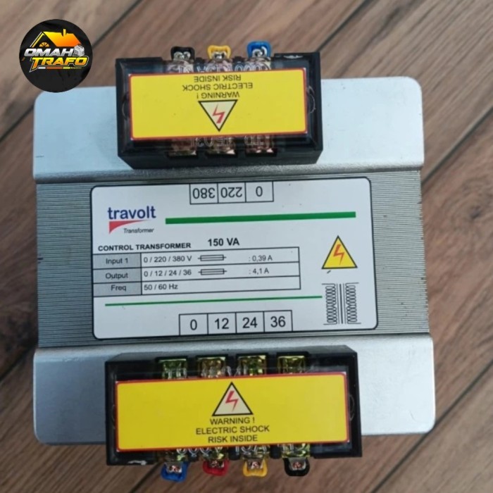 Jual trafo step down 150VA input 220V/380V output 12V/24V/36VAC ...