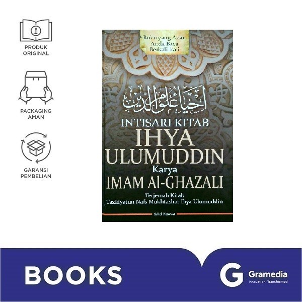 Jual Intisari Kitab Ihya Ulumuddin Karya Imam Al-Ghazali | Shopee Indonesia