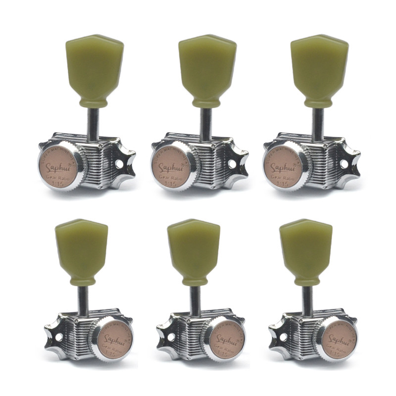 Jual SAPHUE 3+3 Vintage Style Locking Guitar Machine Heads 1:15 Ratio ...