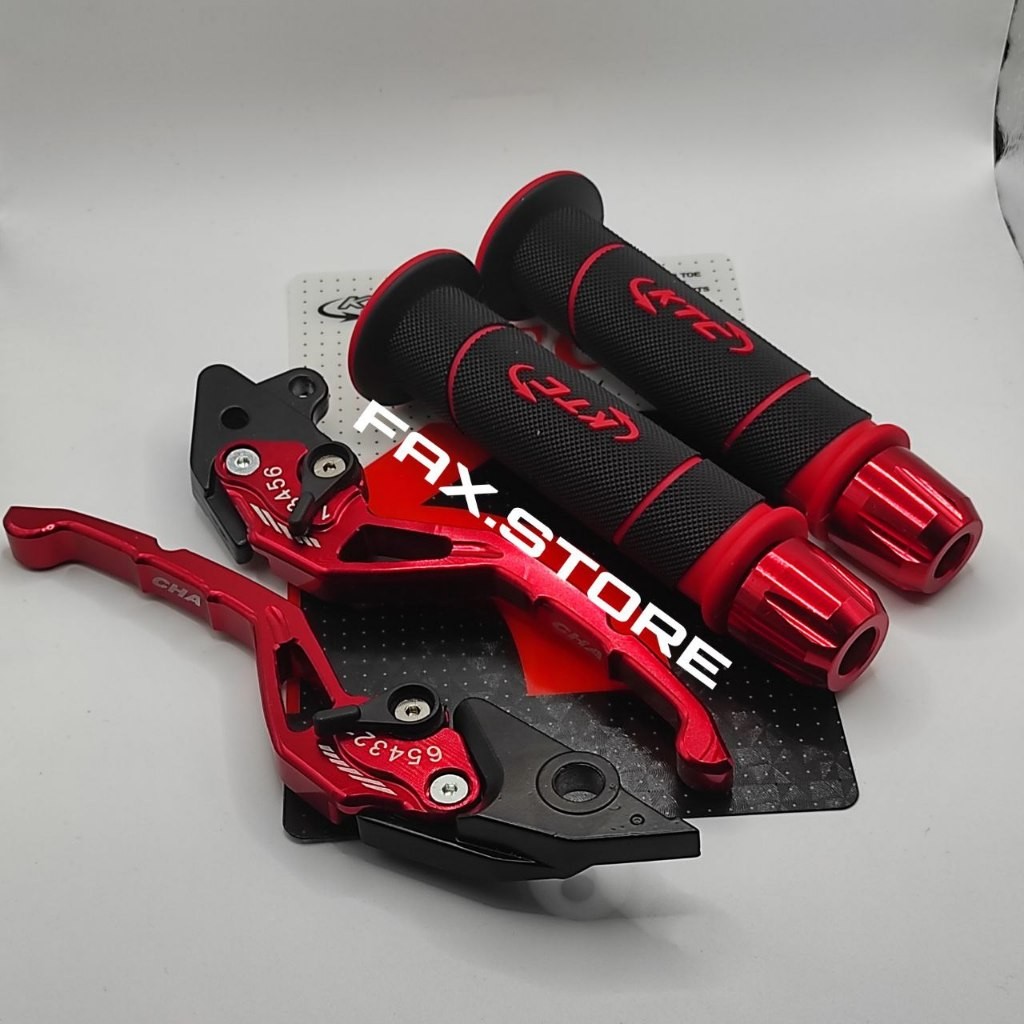 Jual Paket 3in1 Handgrip KTC Racing + Handle Cnc + Jalu Stang Cnc ...