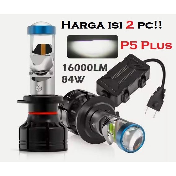 Jual Lampu P5 PLUS h4 h11 h16 projector bi led projie lens 42W motor mobil h4 biled | Shopee ...