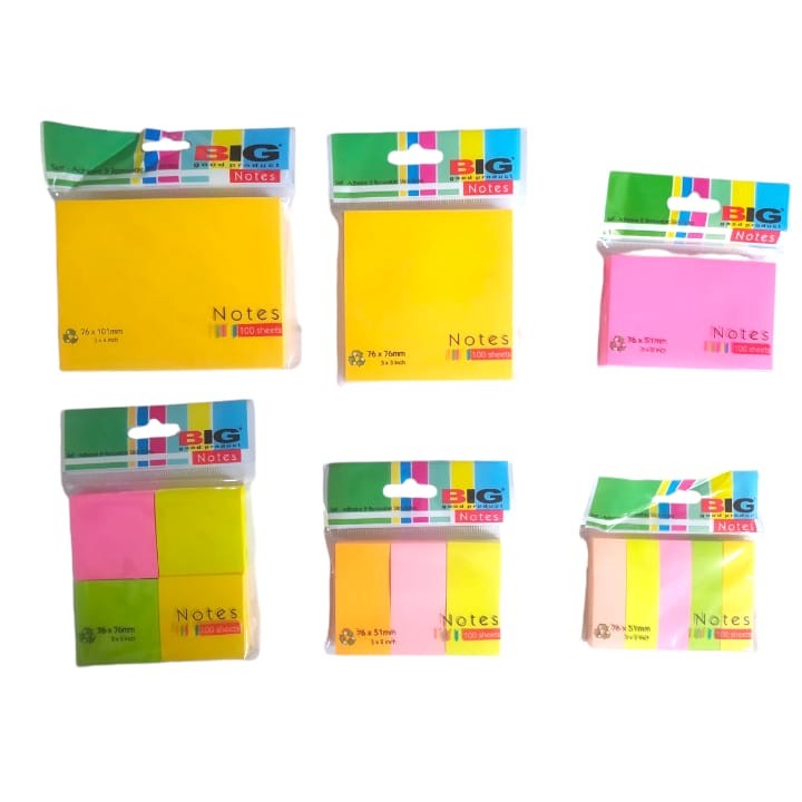 Jual STICKY NOTES BIG / STICKE NOTES 100 LEMBAR / KERTAS PENGINGAT ...