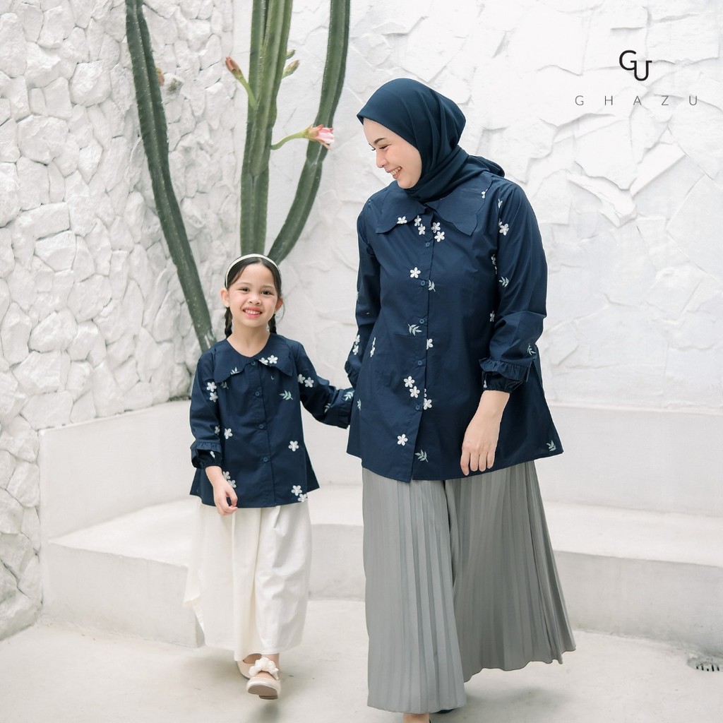 Jual Ghazu Adela Blouse Shirt Couple Ibu dan Anak | Shopee Indonesia