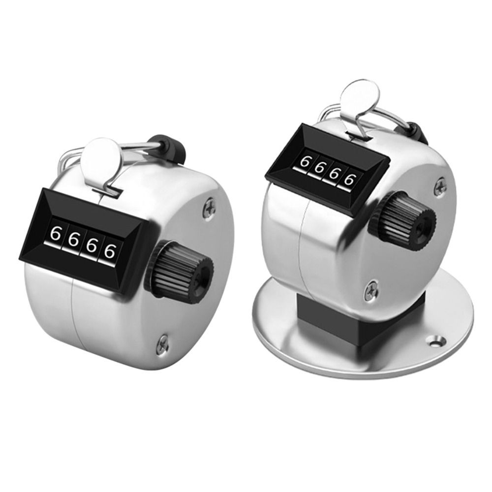 Jual 4 Digit Number Hand Held Tally Counter Mini Mechanical Digital ...