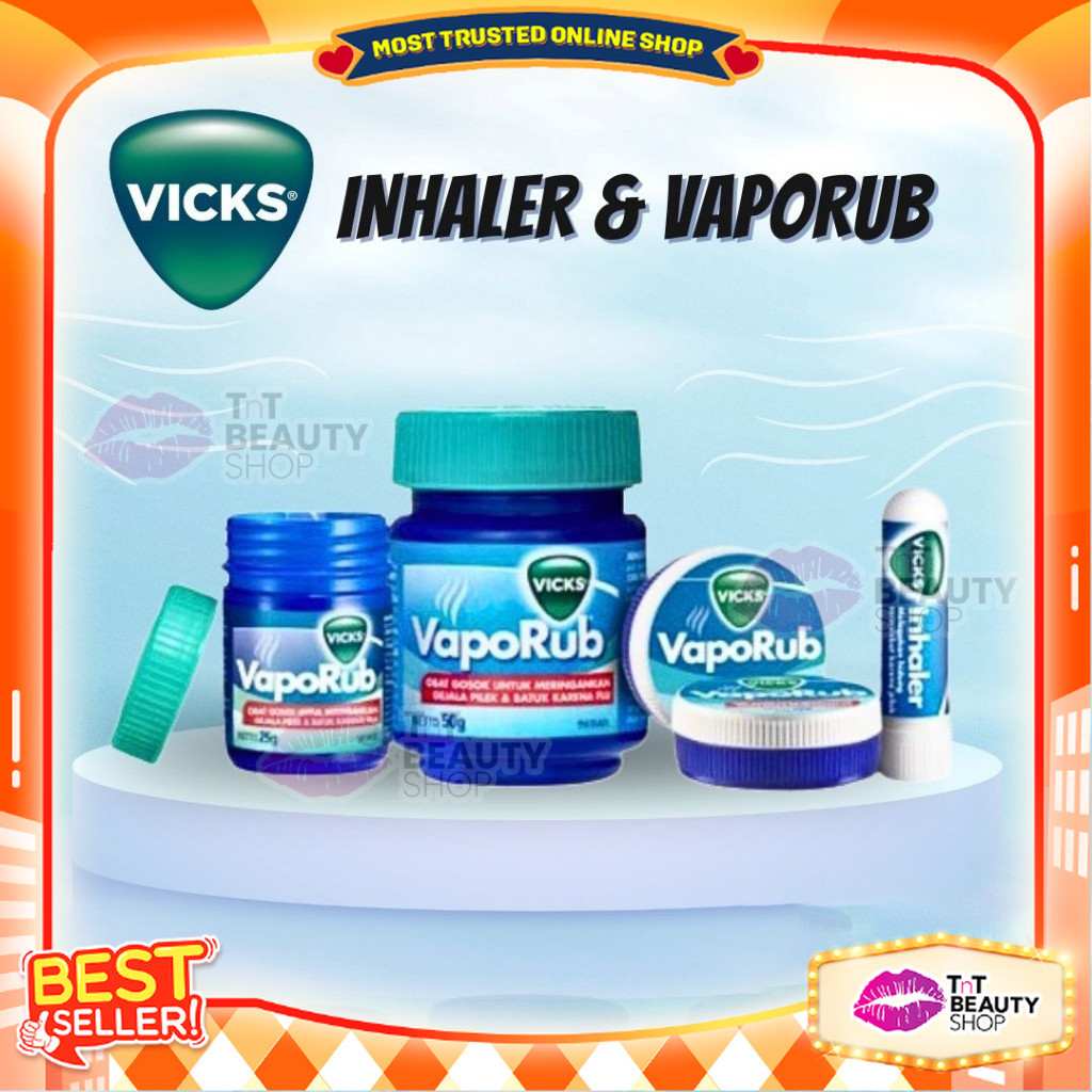 Jual VICKS INHALER & VICKS VAPORUB SERIES | TnT Beauty Shop | Shopee ...