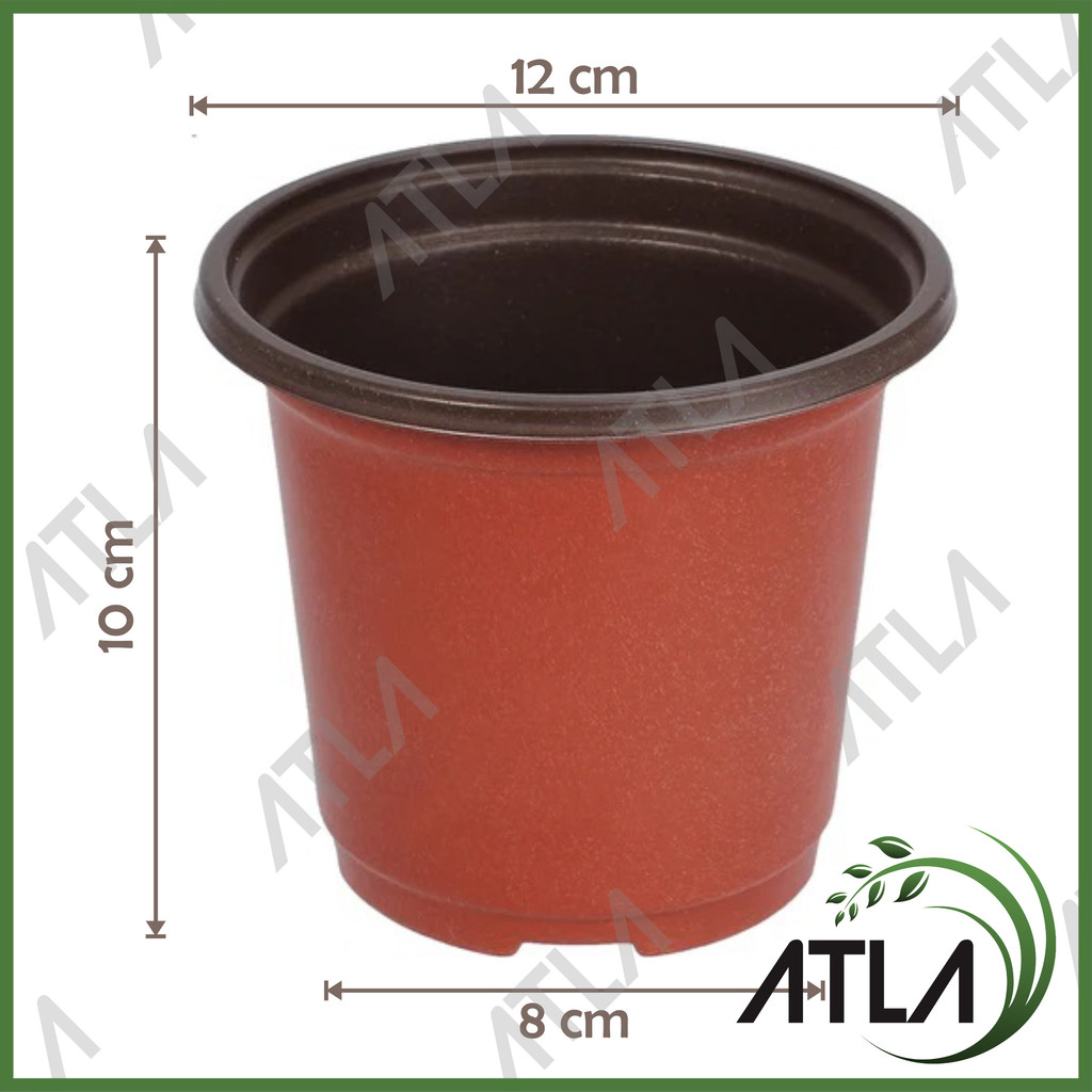 Jual Pot Nursery Elastis Bulat 12 cm Tempat Tanaman Bunga Hidroponik ...