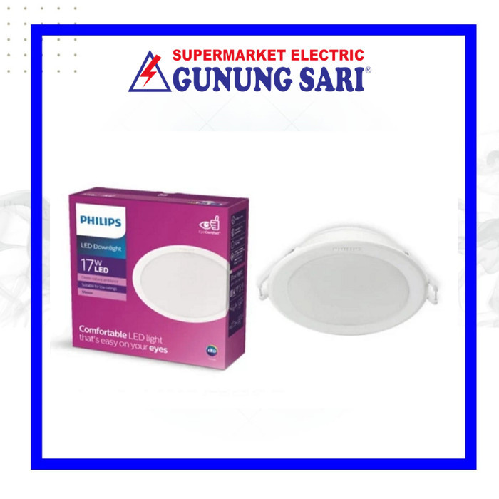 Jual Lampu Philips Downlight MESON Bulat Outbow 59472 D150 17W/24W ...