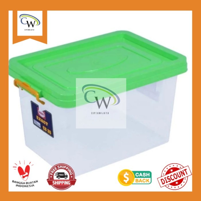 Jual Box Container 20 liter shinpo/ Box CB 20 Exact / Box Container ...
