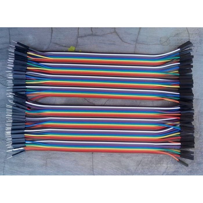Jual KZN Kabel Jumper Male to Female 20CM (10pcs) | Shopee Indonesia