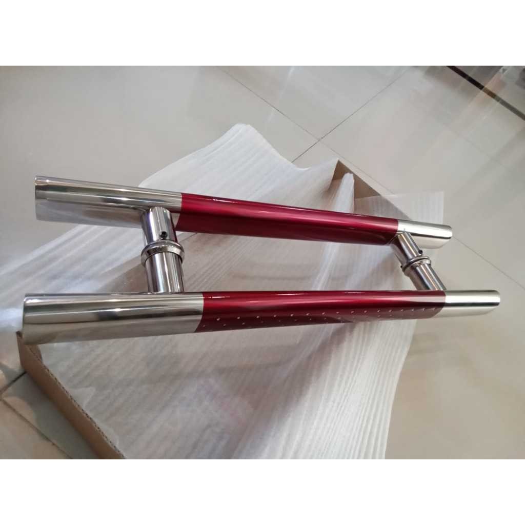Jual handle pintu baut tembus gagang pintu oval rintik 60cm 45 cm 35 cm ...
