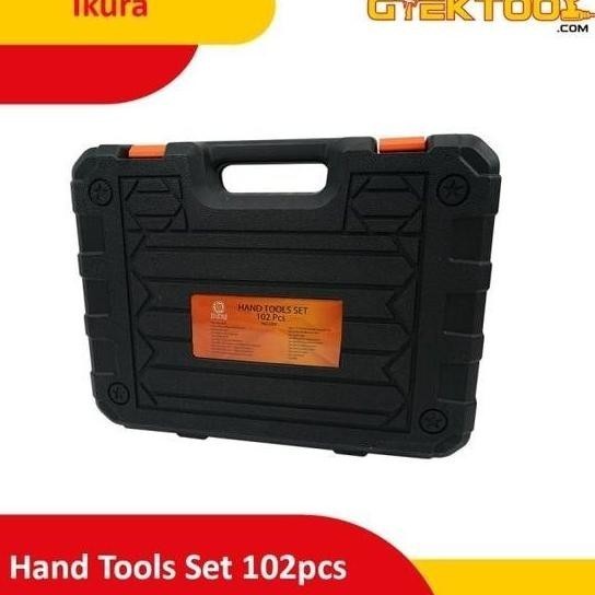 Jual Promo Ikura Hand Tools Set 102Pcs Tool Kit Set - Alat Pertukangan ...