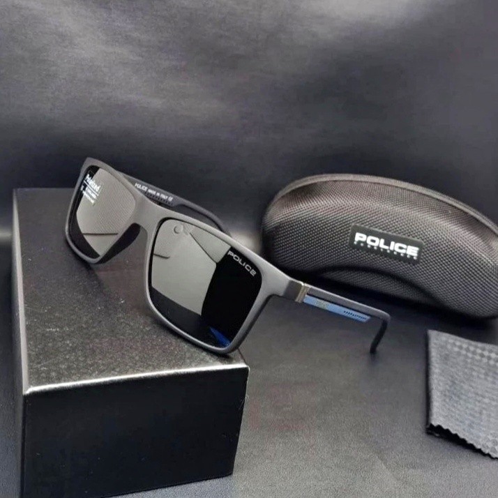 Jual KACAMATA SPORT POLICE 18102 LENSA KACA POLARIZED ANTISILAU UNTUK ...