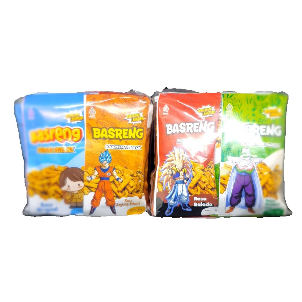 Jual Basreng pedas daun jeruk original renyah bumbu basah cemilan ...