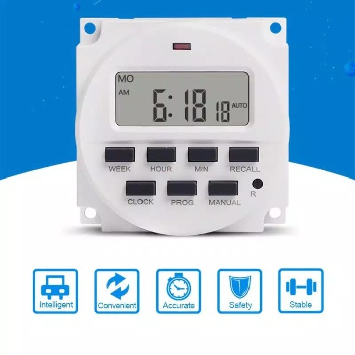 Jual timer dc 12V sinotimer digital time switch otomatis DC | Shopee ...