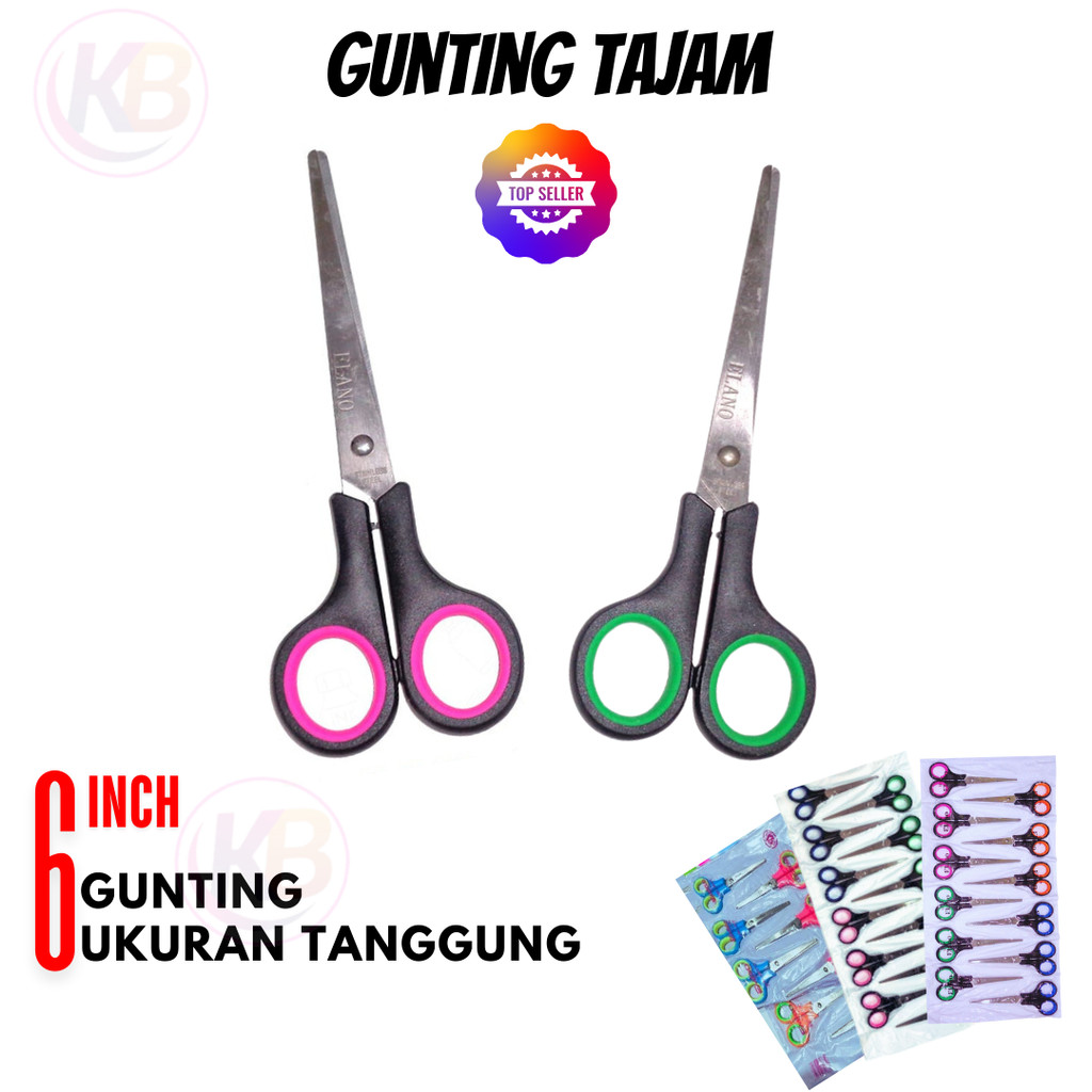 Jual Gunting Tanggung 6 inch / Gunting Warung dan Toko / Gunting Kertas ...