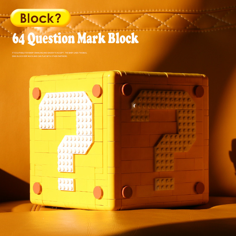Jual Super Marioed 64 Question Mark Block Model Compatible 71395 ...
