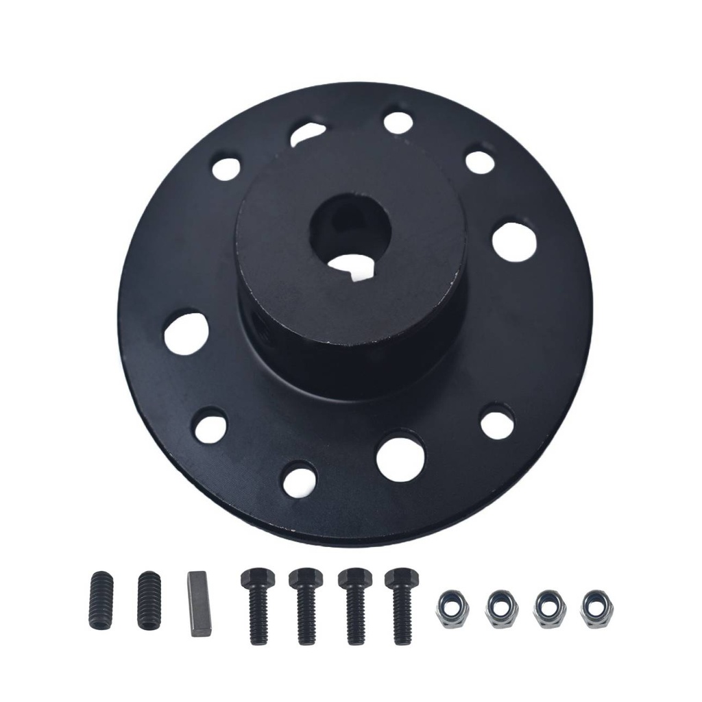 Jual Black Sprocket Hub With 5/8" Bore 3/16" Keyway Kit For Go Kart ...