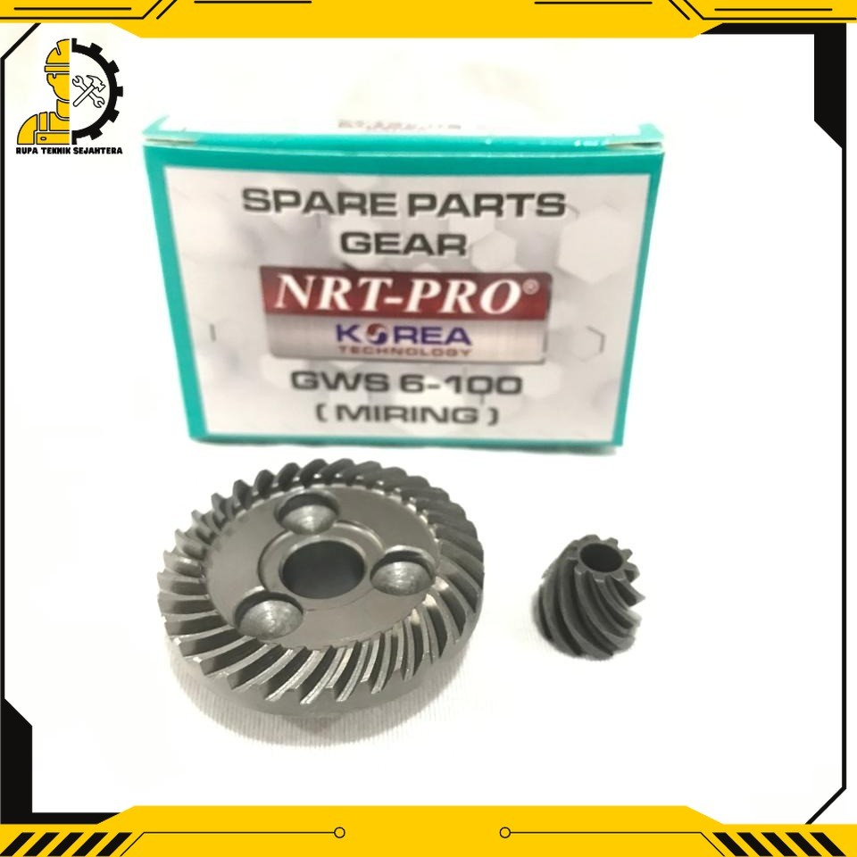 Jual GEAR GERINDA GURINDA GWS 6-100 MIRING / LURUS NRT -PRO | Shopee ...