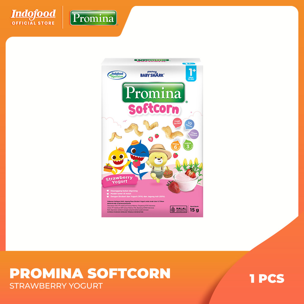 Jual Promina Softcorn Strawberry Yogurt | Shopee Indonesia