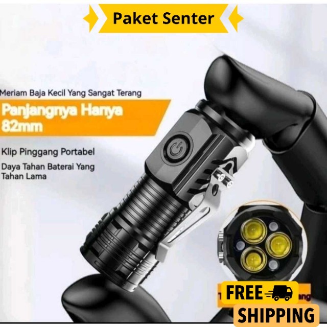 Jual Paket Senter Senter Poket Mini USB Cahaya Terang Led Grosir Murah ...