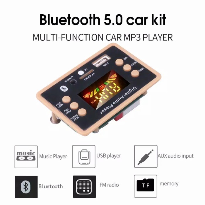 Jual Kit Modul MP3 Player Bluetooth Versi 5.0 | Shopee Indonesia