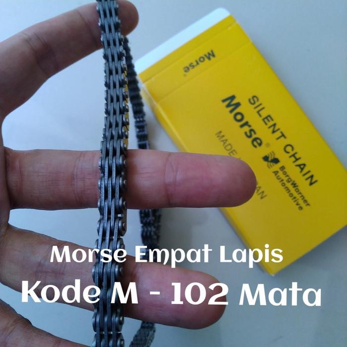 Jual Rantai Keteng Tiger Empat 4 Lapis Japan Morse 102 Mata | Shopee ...