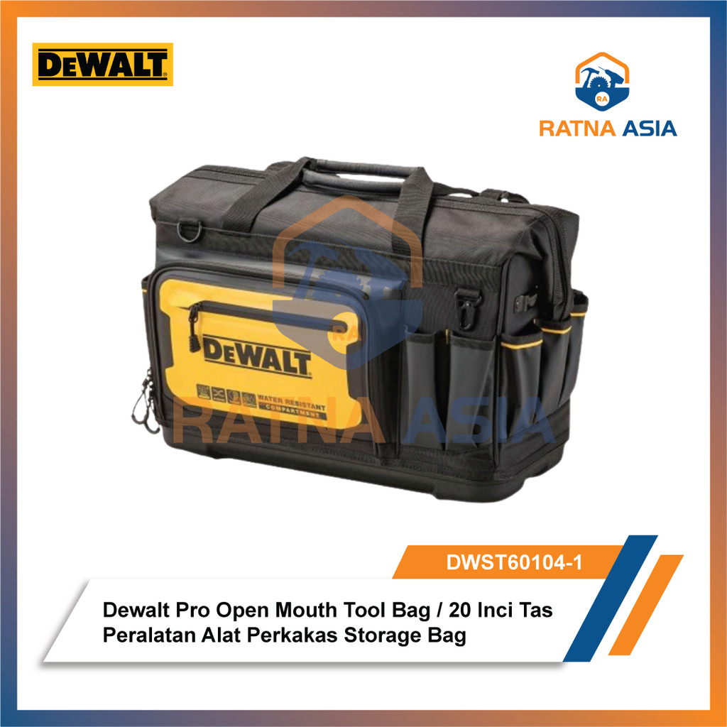 Jual Dewalt DWST60104 Pro Open Mouth Tool Bag / 20 Inci Tas Peralatan ...