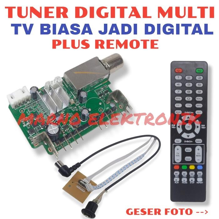 Jual TUNER DIGITAL TV TABUNG MODIF TV BIASA MANUAL JADI DIGITAL DVB T2 ...
