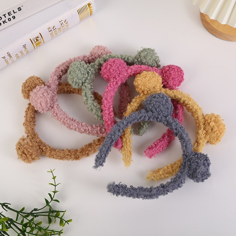Jual BOOM - BANDO WANITA KARAKTER TELINGA BERUANG BANDO BEAR BULU KOREA ...