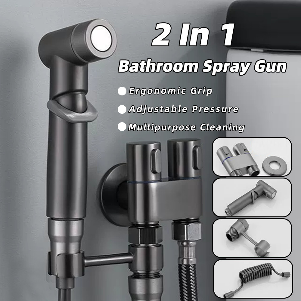 Jual SUS304 Tahan Karat 1 Set Jet Shower Closet Jet Shower Kamar Mandi ...