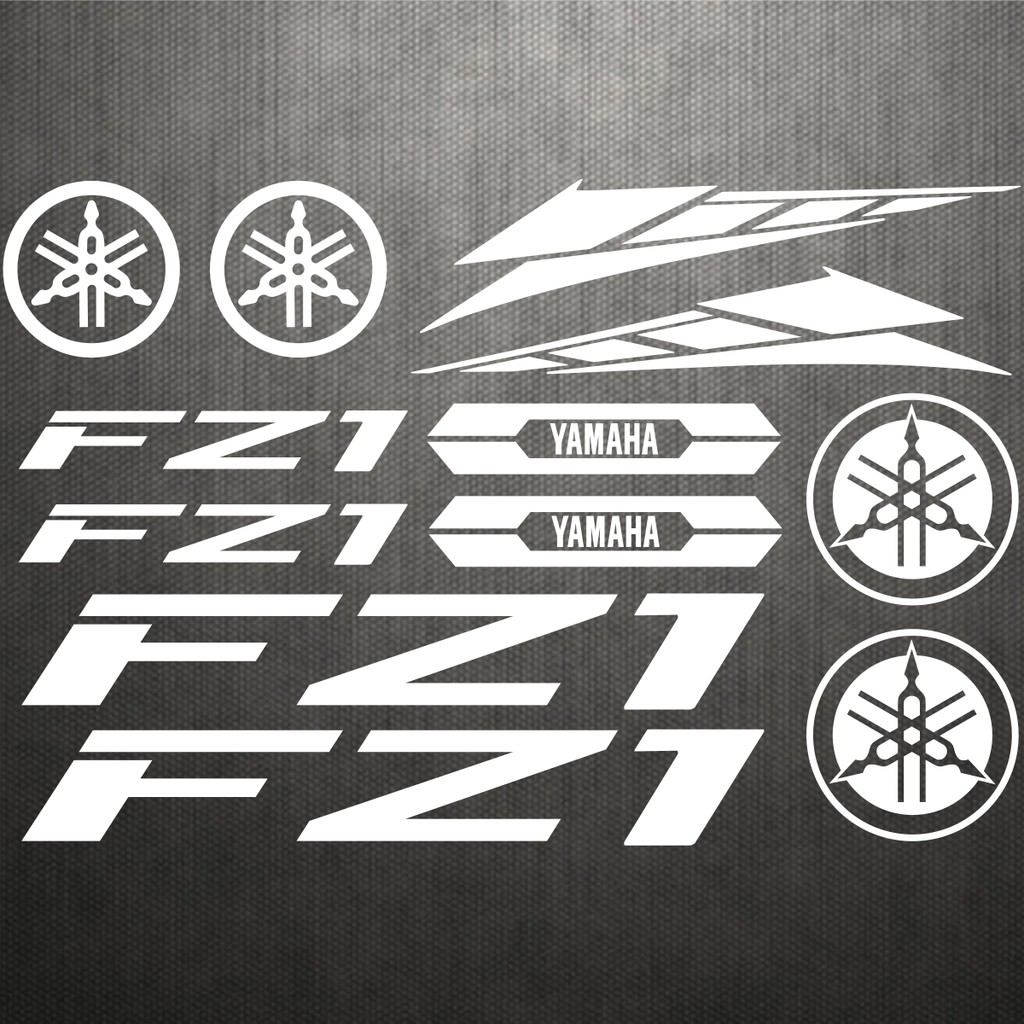 Jual Stiker Motor Keren Custom Yamaha Sticker Fz1 Logo Motorcycle Decal ...