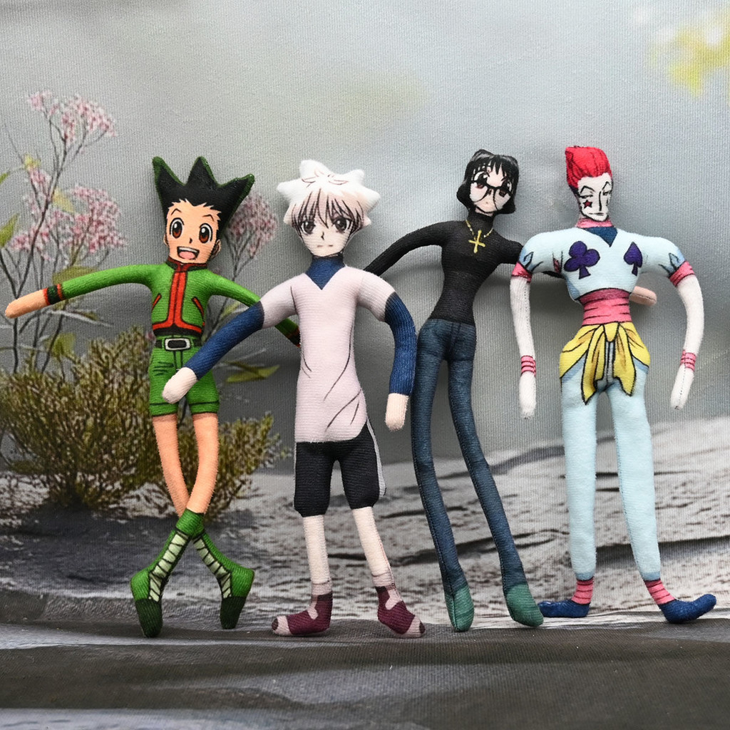 Jual Anime HUNTER×HUNTER Cosplay Plush Doll Killua Zoldyck GON FREECSS ...