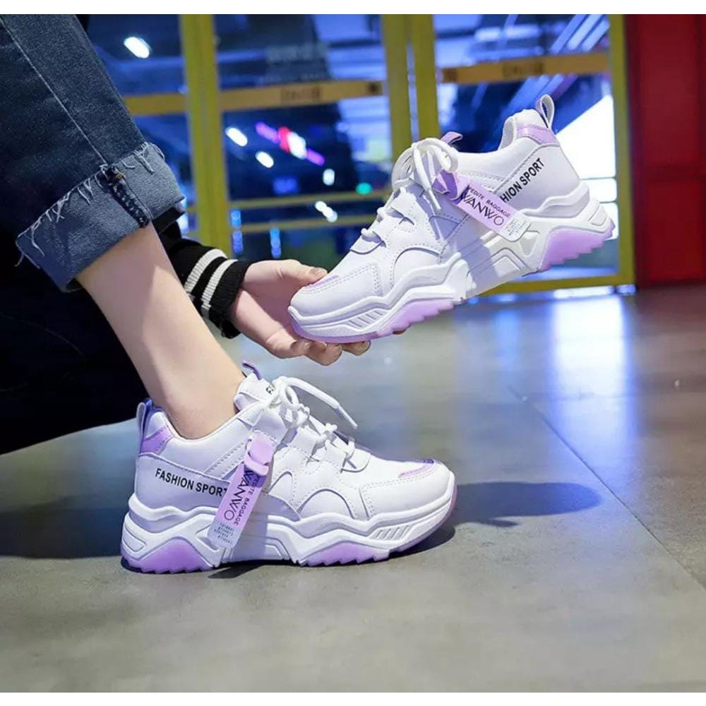 Jual Sepatu Sneakers Wanita- WANWO BG-700 | PROMO VIRAL !!! SEPATU ...
