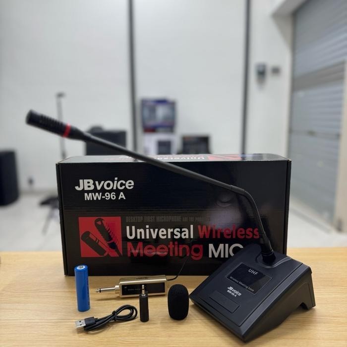Jual Promo!!! Mic Meja Wireless JbVoice Mw 96A Microphone Podium ...