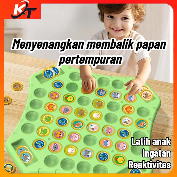 Jual 【72/108 PCS】Pertempuran Multipemain Kreatif Catur Flip Flip ...