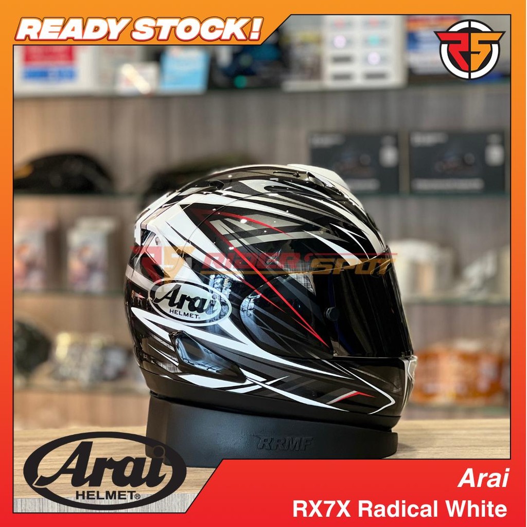 Jual Helm Motor Arai RX7X Radical White Limited Edition Original Japan ...