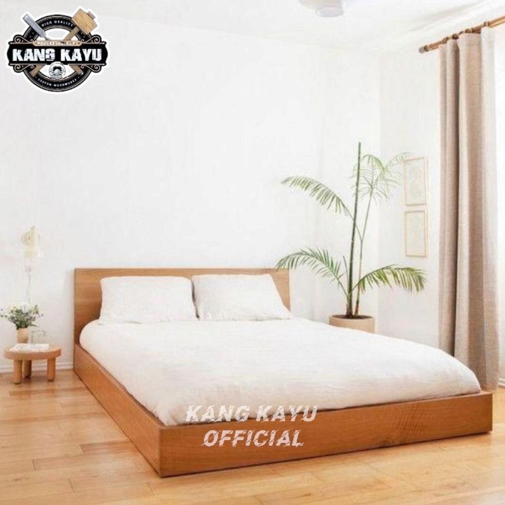 Jual Kang Kayu Dipan Kasur 140x200 Super Single Bed Double Bed Dipan ...