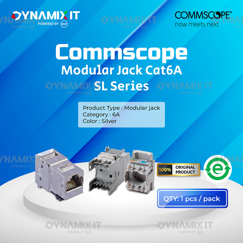 Jual Commscope Twist SLX Series Modular Jack Cat.6A Shielded | Shopee ...