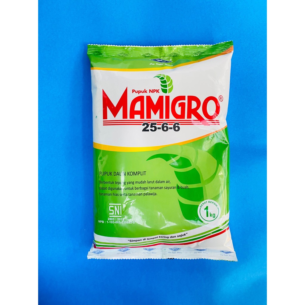 Jual Pupuk NPK Daun Komplit MAMIGRO 25-6-6 isi 1 kg dr Cap Kapal ...