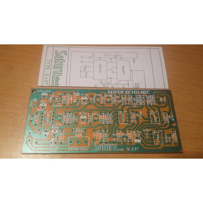Jual Part PCB ECHO MN3102 MN 3102 MN3207 MN 3207 Saturn S-137 | Shopee ...
